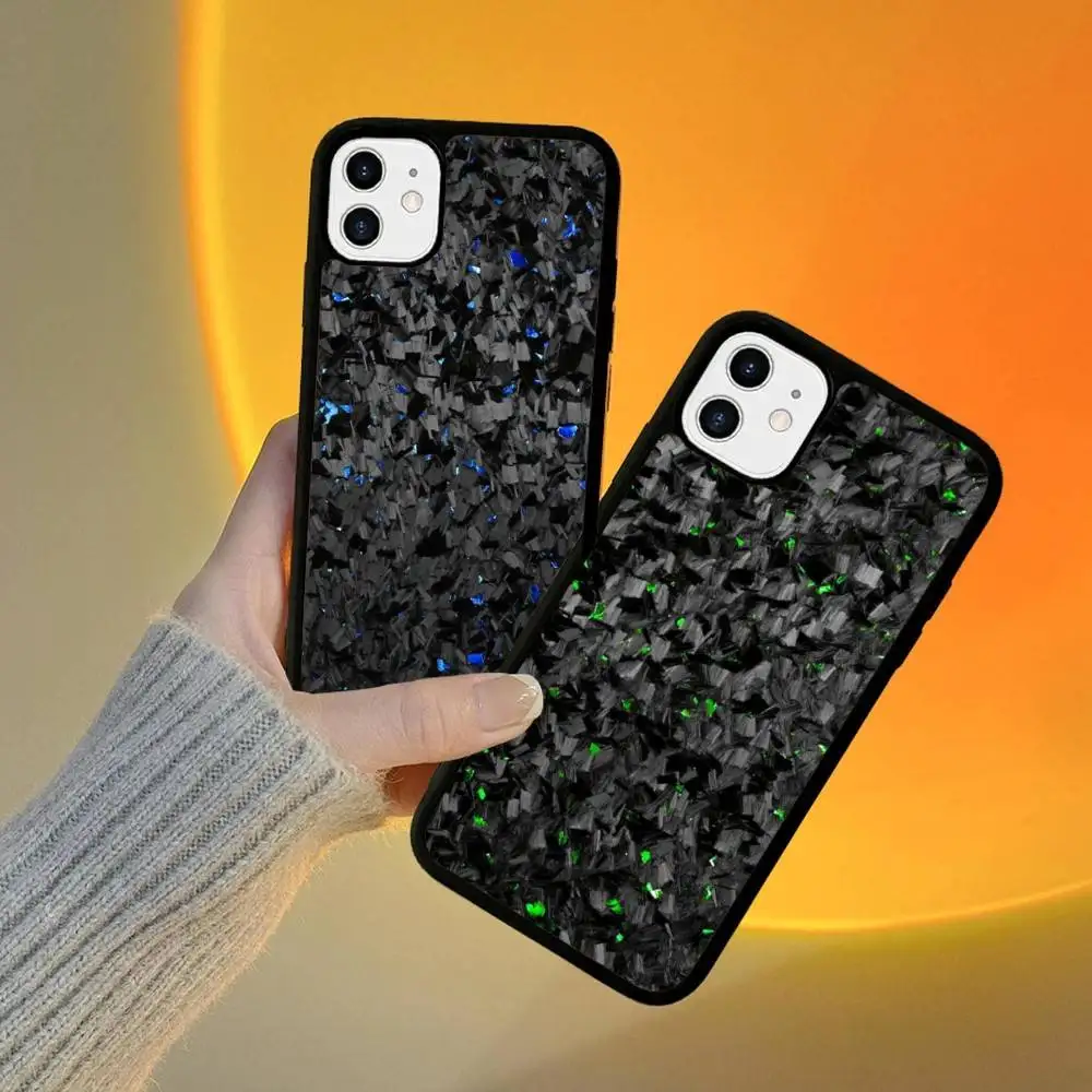 C-carbon Fiber Phone Case For IPhone 16 Pro Max 15 14 Plus 14 13 12 11 ...