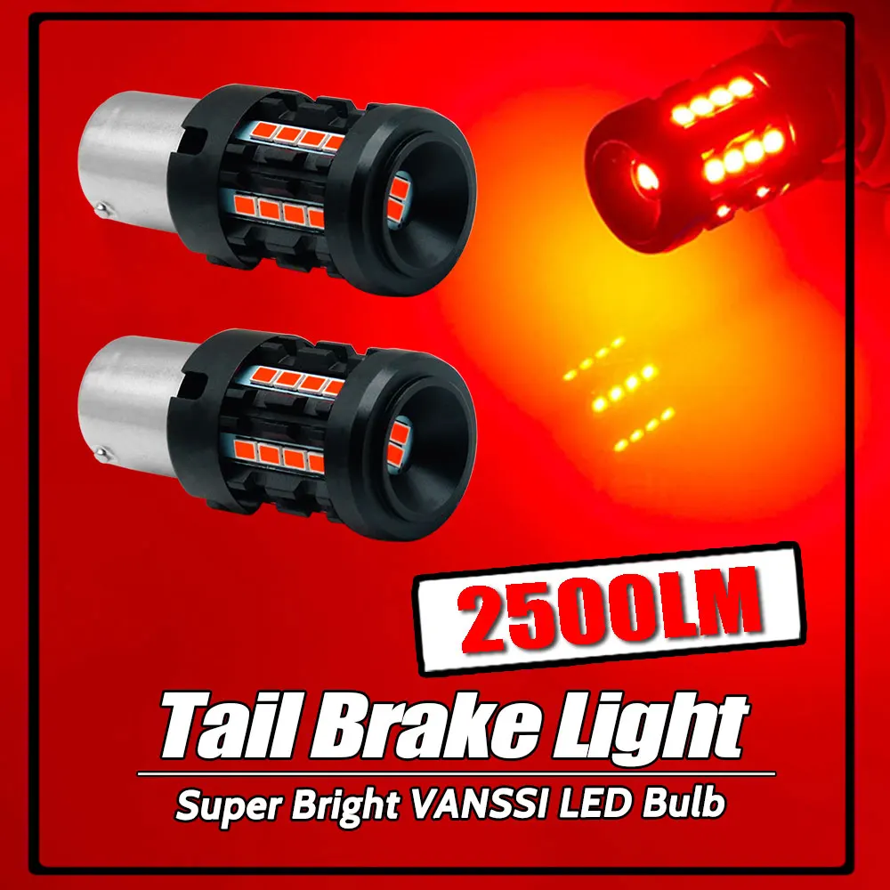 1157 Bay15d P21/5w Led Tail Brake Stop Light Bulb Vanssi 1157 Bipolar ...