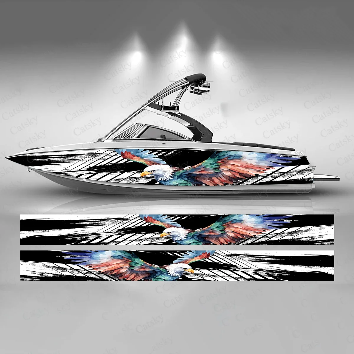 Eagle-Colorful-Boat-Sticker-Fashion-Custom-Fish-Boat-Sticker-Vinyl ...