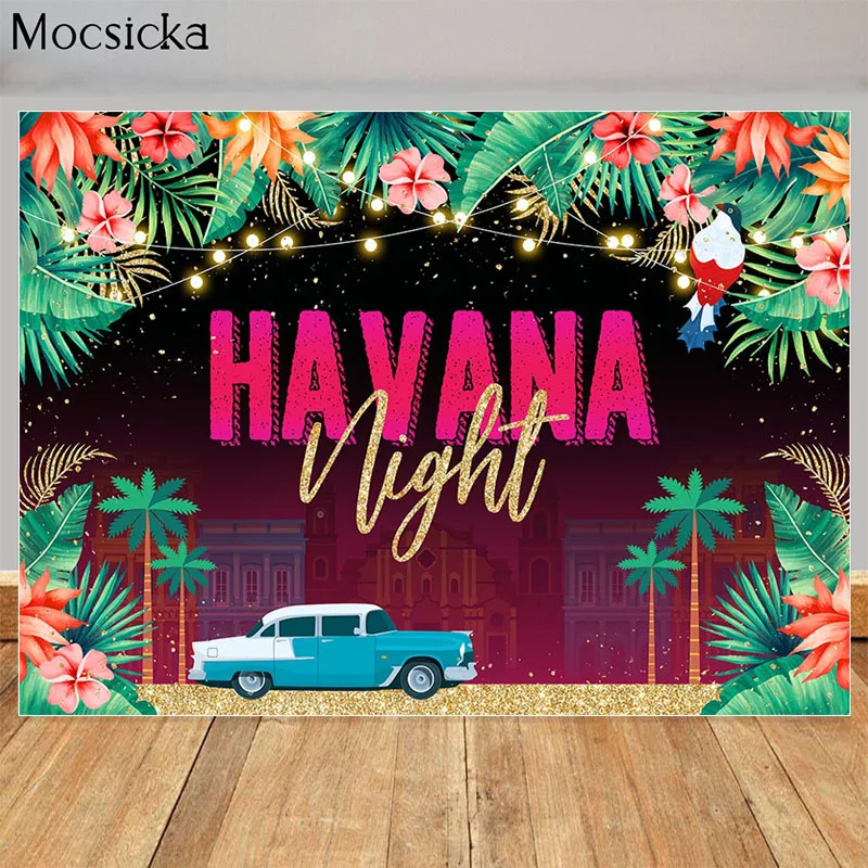 Havana Night Theme Party | Havana Night Party Decor | Photography ...