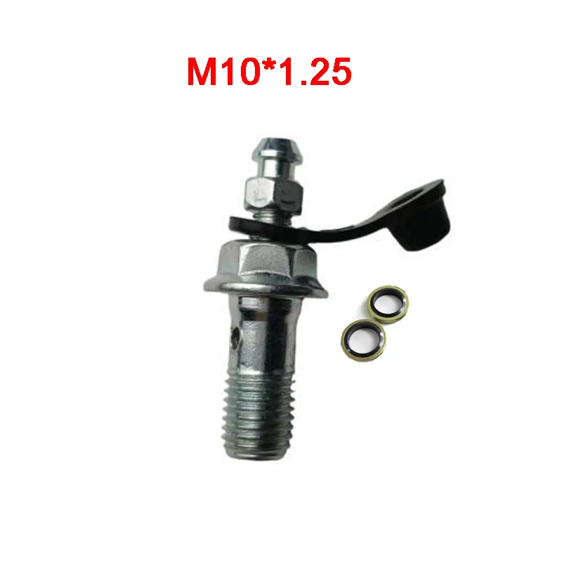 Universal Motorcycle Deflation Oil Drain Screw M10*1.25MM Exhaust Screw ...