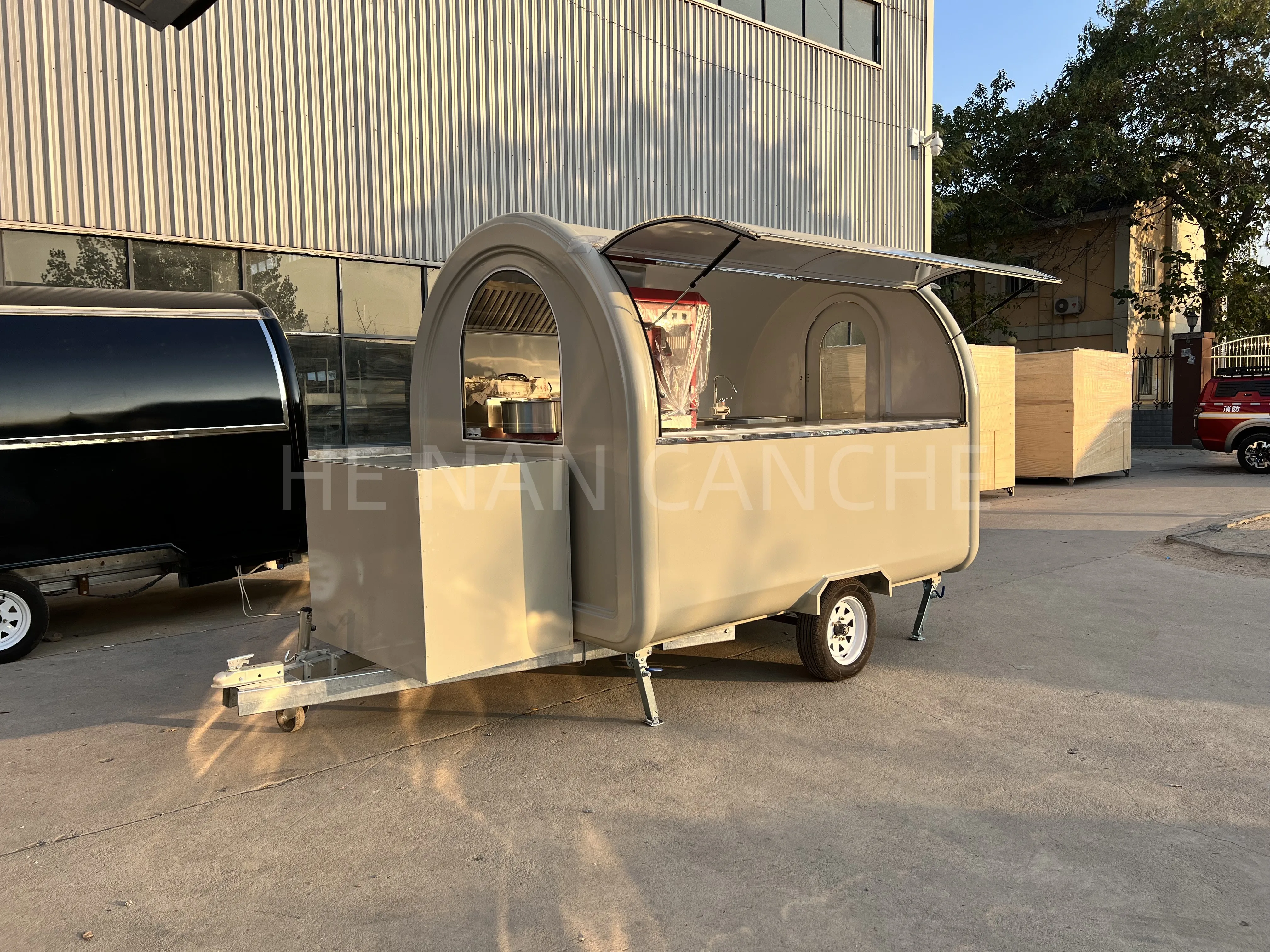 mobile-kitchen-coffee-trailer-cart-snack-pizza-churros-food-van-with ...