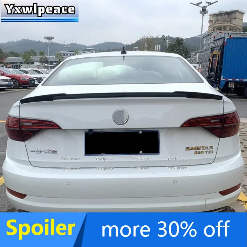 For VW Volkswagen Jetta MK7 Spoiler 2019 2020 2021 ABS Gloss Black ...