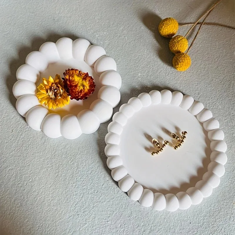 Bolha-Tray-Coaster-Silicone-Mold-DIY-Gesso-Ep-xi-Concreto-Cimento-Mold ...