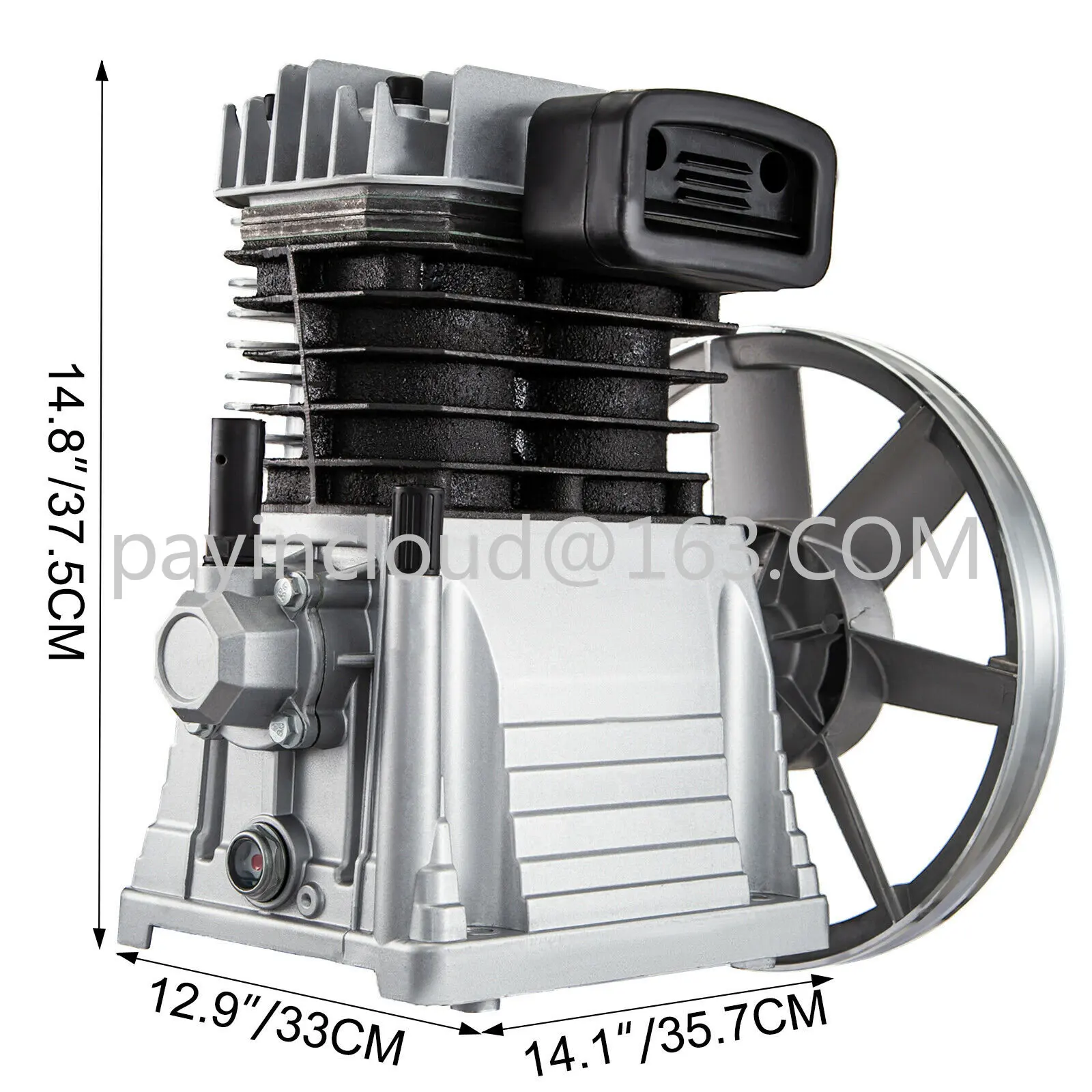 YZF-Air-Compressor-Heads-Piston-Twin-Cylinder-Single-Stage-2-2KW-375-L ...