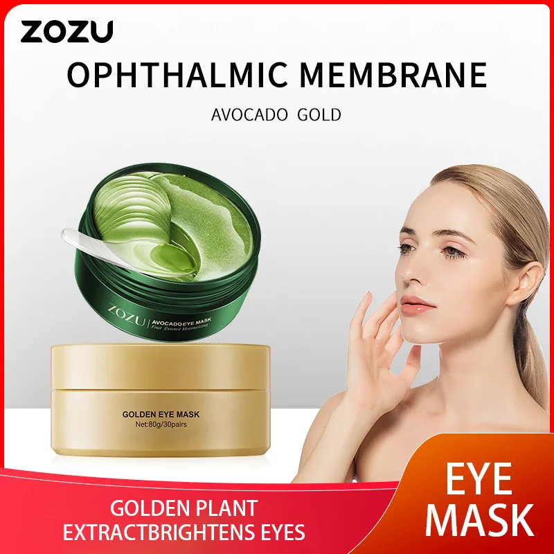 60-Pieces-Eye-Mask-Gold-Moisturize-improve-eye-bags-avocado-Eye-patches ...