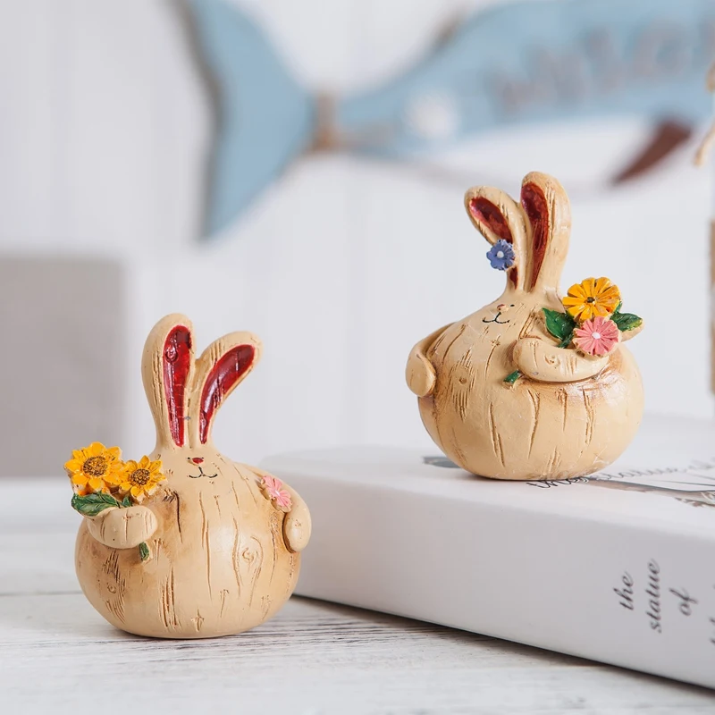 Healing-resin-ornaments-zakka-grocery-super-cute-resin-fat-rabbit ...
