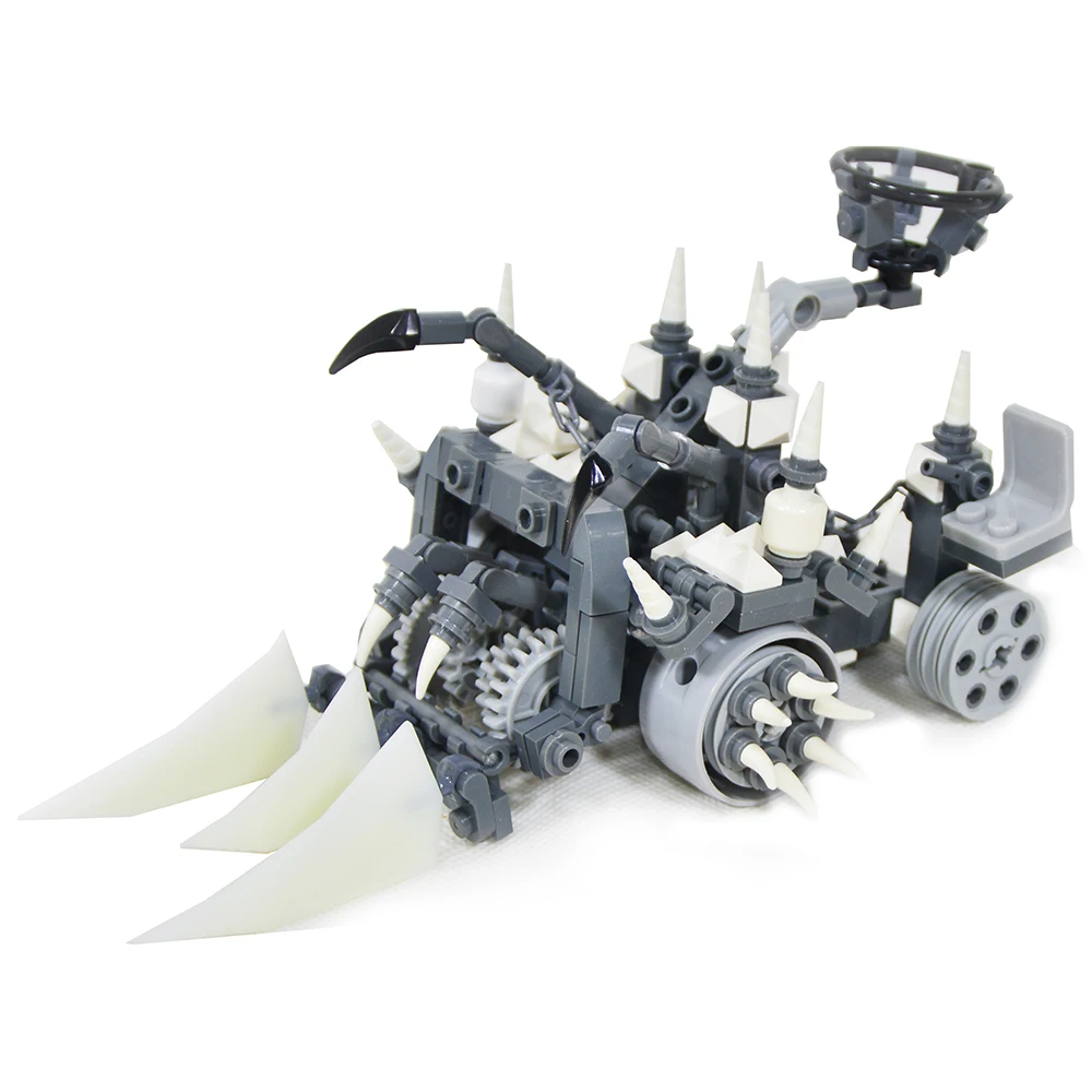 DIY-MOC-mech-chariot-adult-model-assembling-building-blocks-undead-meat ...