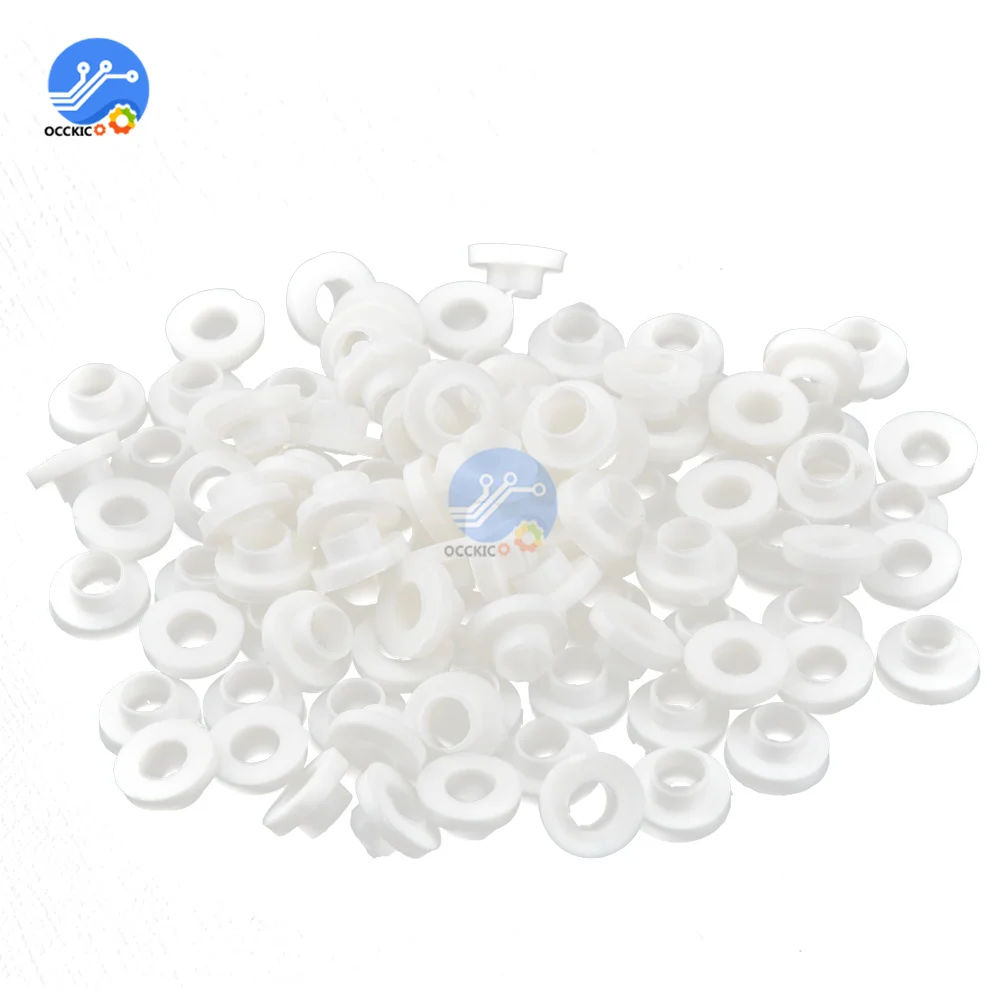 100PCS-Lot-Insulating-Tablets-Insulation-Bushing-Transistor-Plastic ...