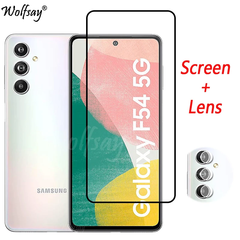 Full Cover Tempered Glass For Samsung Galaxy F54 5G Screen Protector ...
