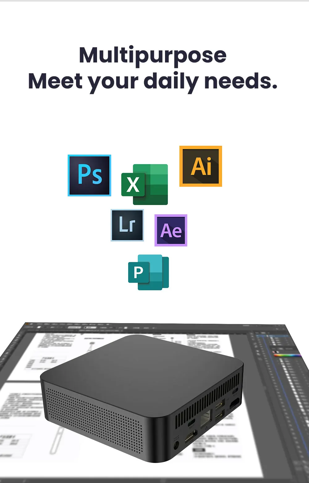 Cilate M6 Mini PC Intel Alder Lake N100 Windows 11 Ultra Small Pocket ...