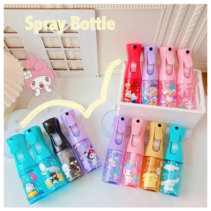 Sanrioed Kawaii Cartoon Printing 200ml Spray Bottle My Melody Kuromi ...