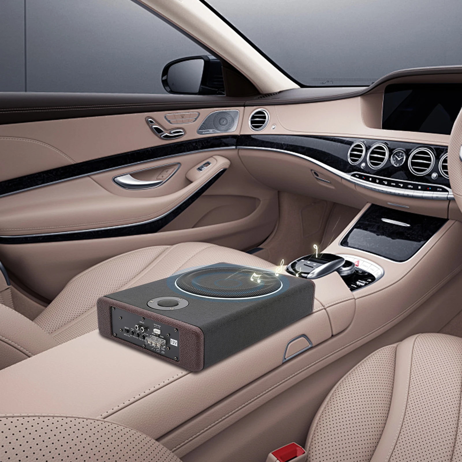 Luxus Subwoofer Unterm Sitz Bild