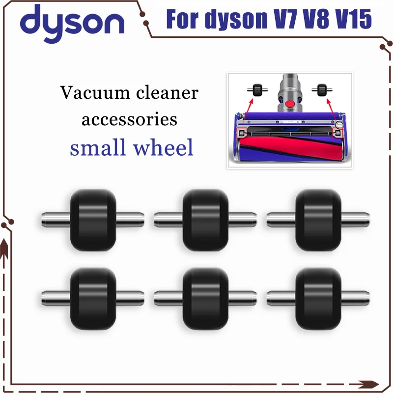 Plush Strips And Soleplate Wheels for Dyson V6 V7 V8 V10 V11 V15 Soft ...