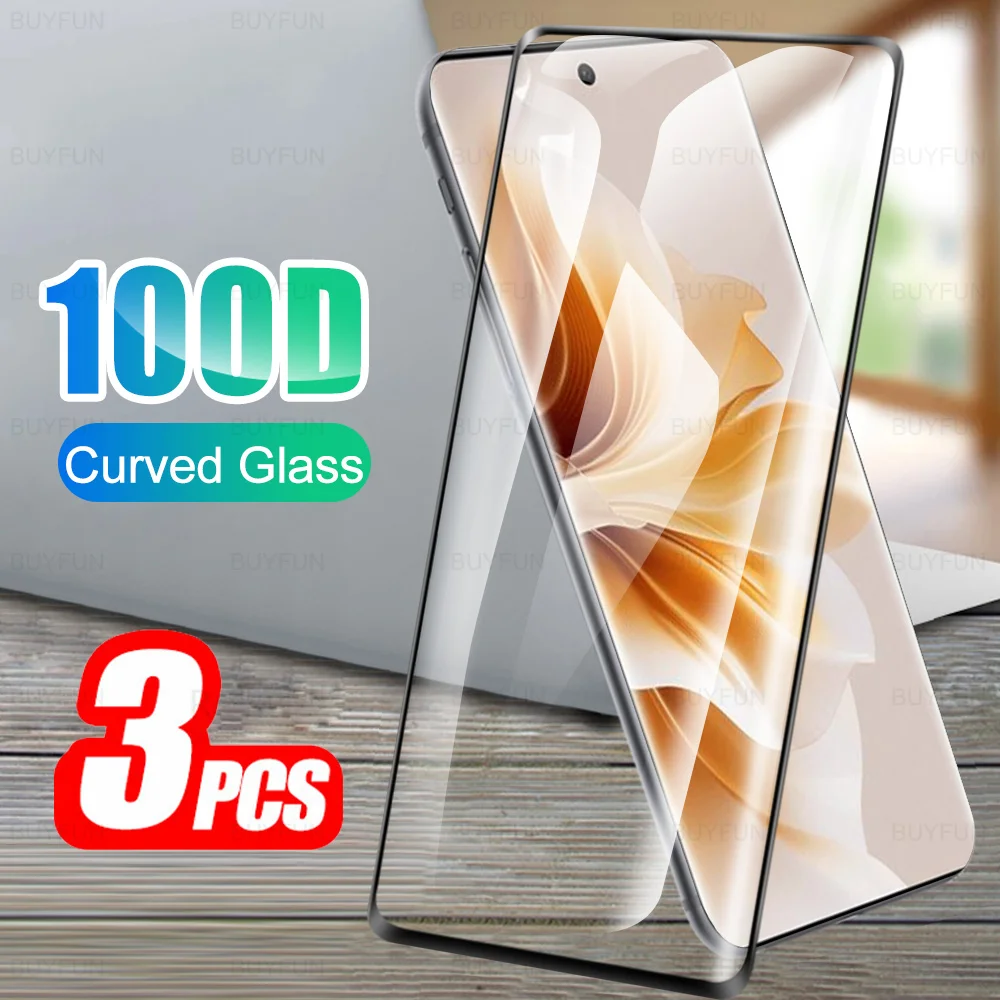 3Pcs-For-Oppo-Reno11-Pro-5G-Curved-Protective-Tempered-Glass-Appo-Reno ...
