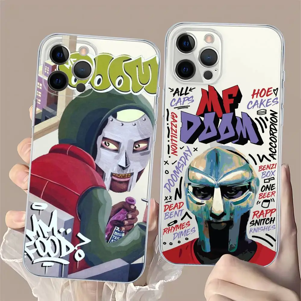 MF Doom Madlib Transparent Case For iPhone 11 12 13 14 15 16 17 Air Pro ...