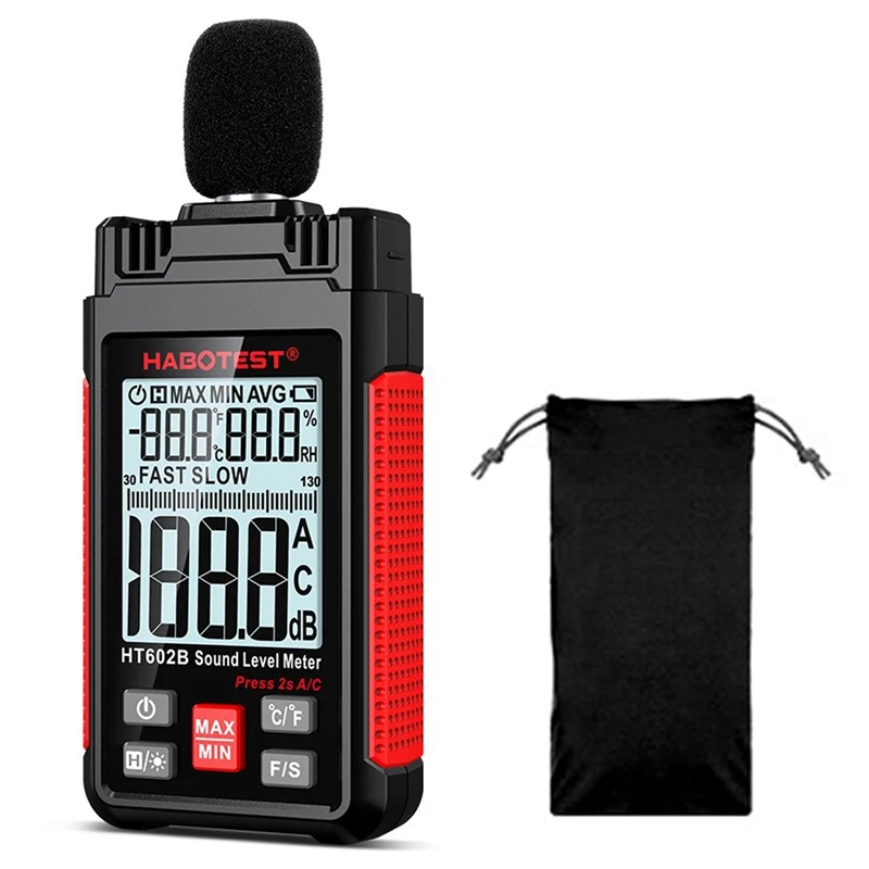 HABOTEST-HT602B-Sound-Level-Meter-Digital-Handheld-DB-Meter-Sound-Level ...