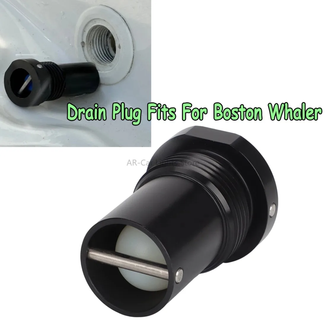 Self Bailing Boat Drain Plug Fits For Boston Whaler Internal Threaded ...