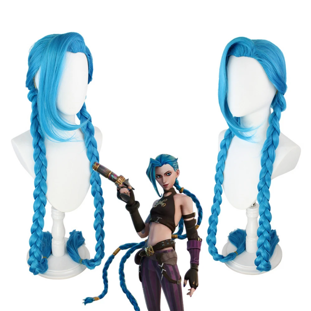 Disfraz de Cosplay de Jinx, disfraz de Anime LOL Jinx Arcane, uniforme ...
