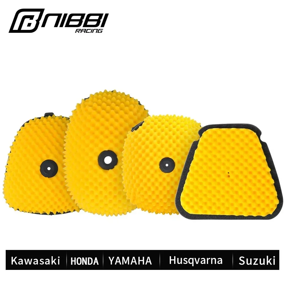 NIBBI-Motorcycle-Air-Filter-High-Flow-Dirt-Bike-Filter-Foam-Sponge-Air ...