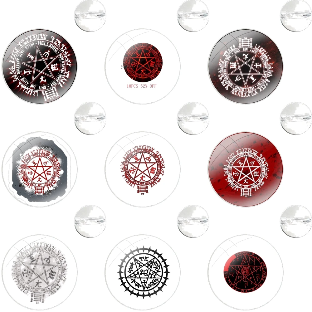 Hellsing-Alucard-Pentagram-Pins-Badge-Metal-Brooches-For-Clothes ...