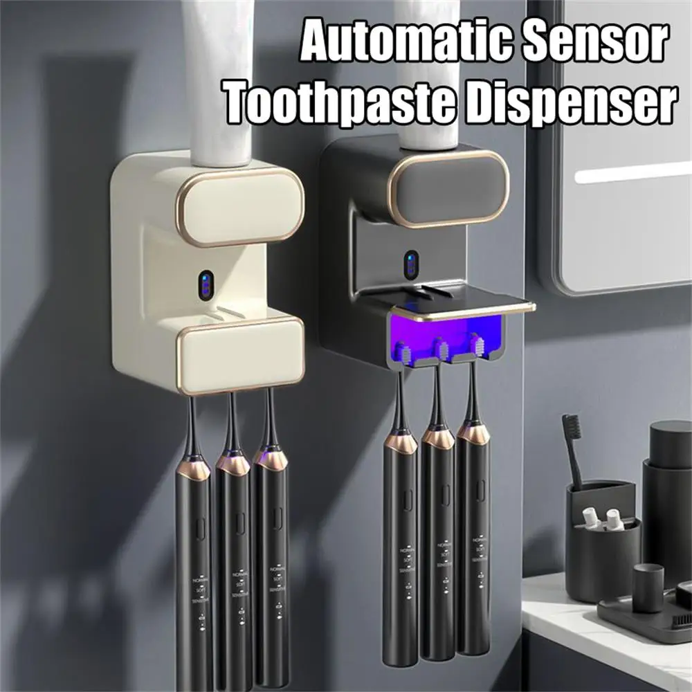 Automatic-Sensor-Toothpaste-Dispenser-with-3-Toothpaste-Slots-Wall ...