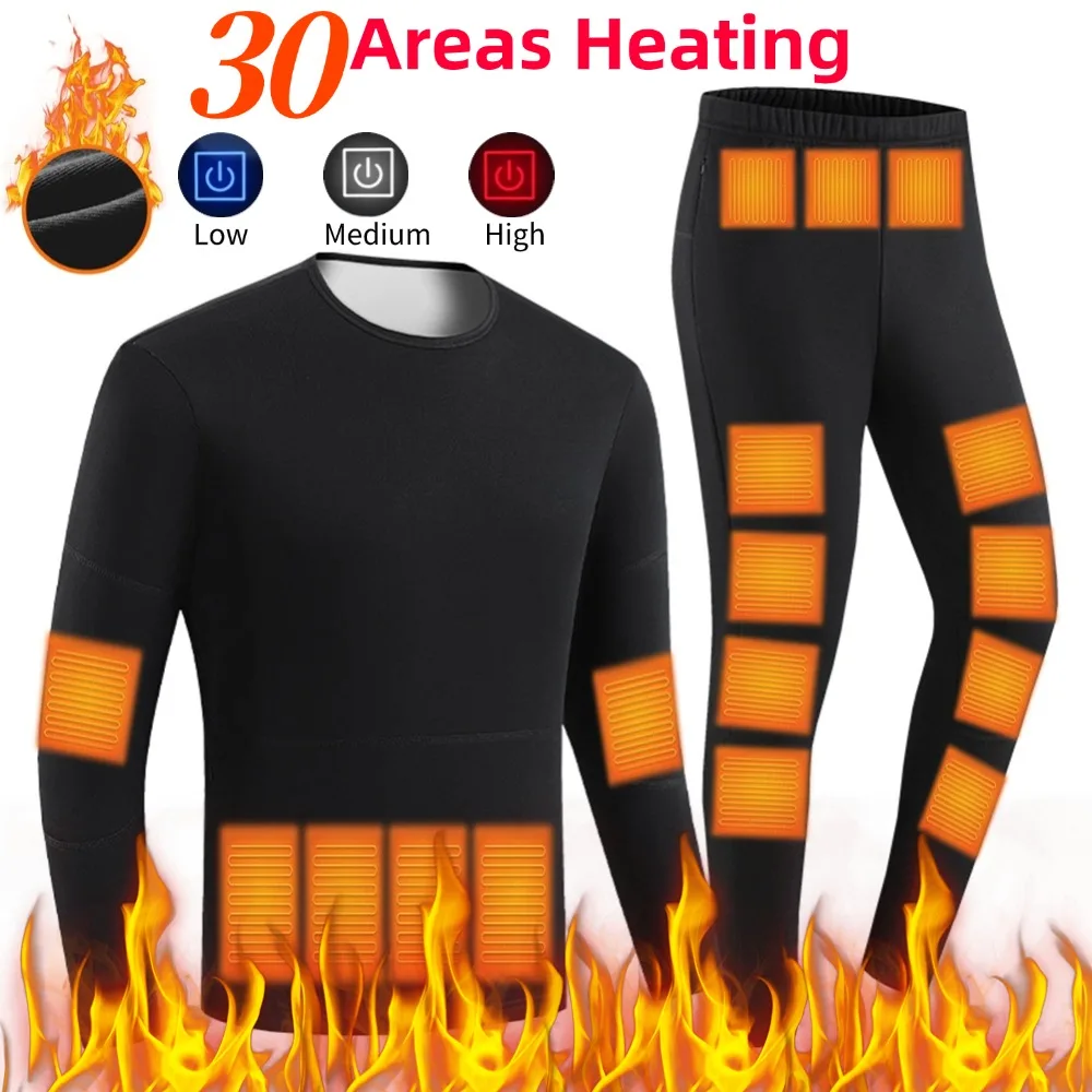 30-Zones-Heated-Thermal-Underwear-for-Women-Men-USB-Electric-Heating ...