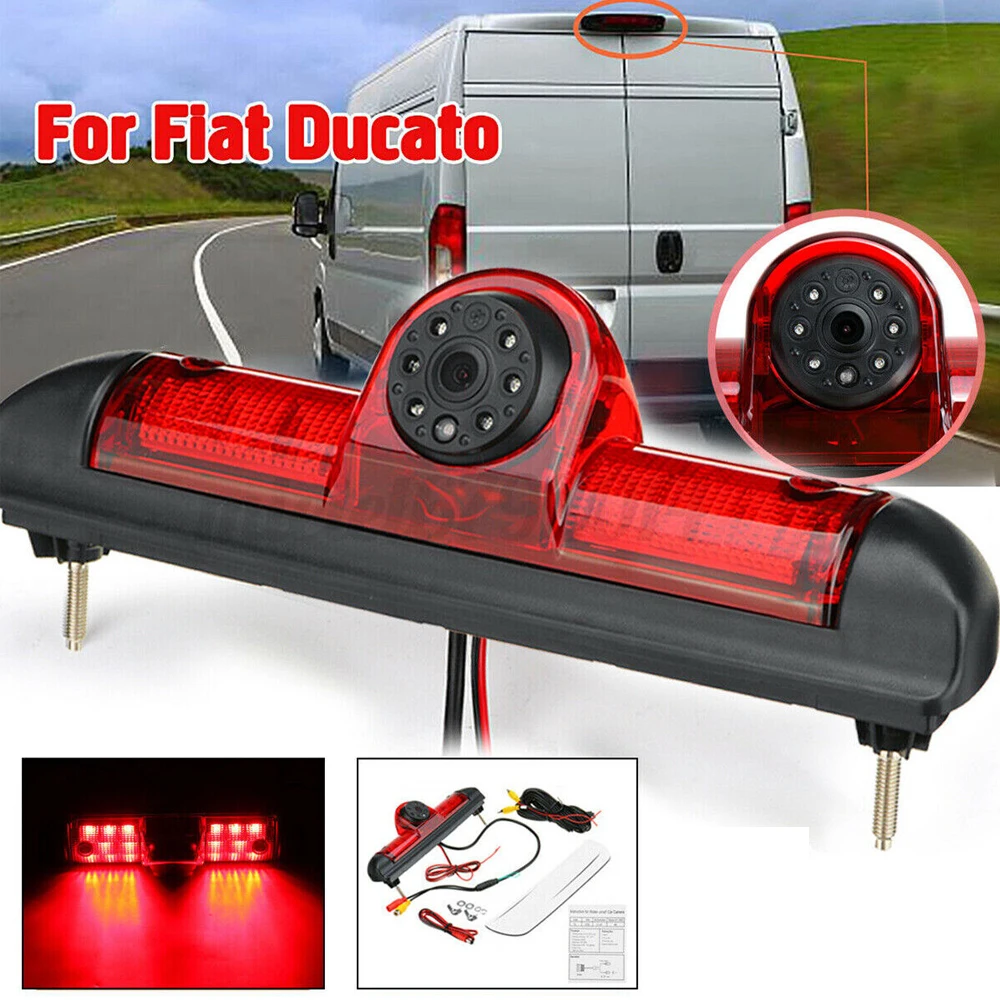 7in-170-Degree-Car-3rd-Brake-Light-Rear-View-Camera-Waterproof-Night ...