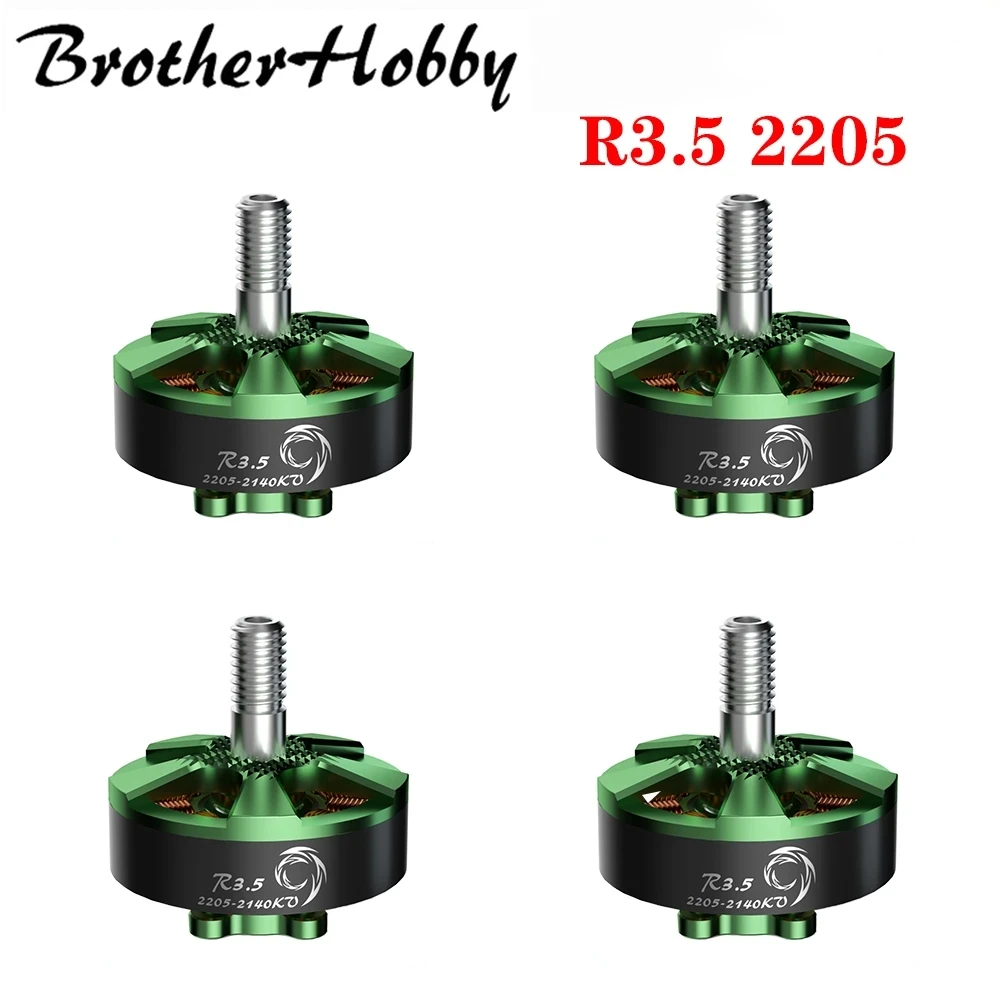 Brotherhobby-R3-5-2205-2140KV-Brushless-Motor-W-Titanium-Alloy-hollow ...