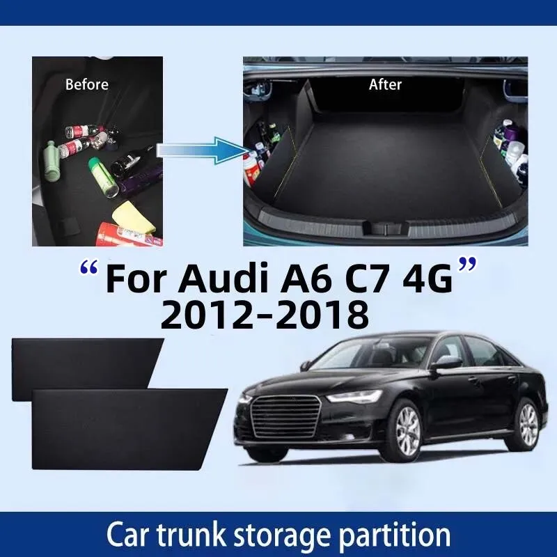 Car Accessories For Audi A6 C7 4G 2012~2018 2017 Trunk Storage ...