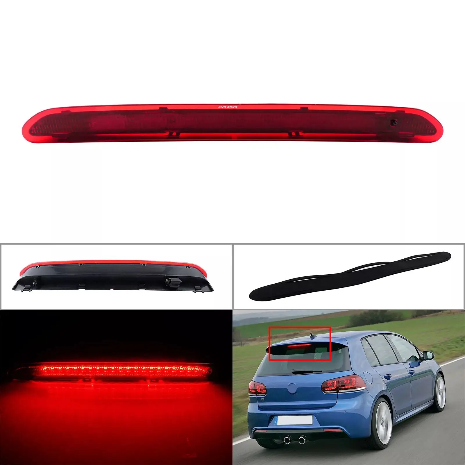 Rear-LED-High-Level-Third-Brake-Light-For-VW-Polo-Golf-Sharan-Tiguan ...