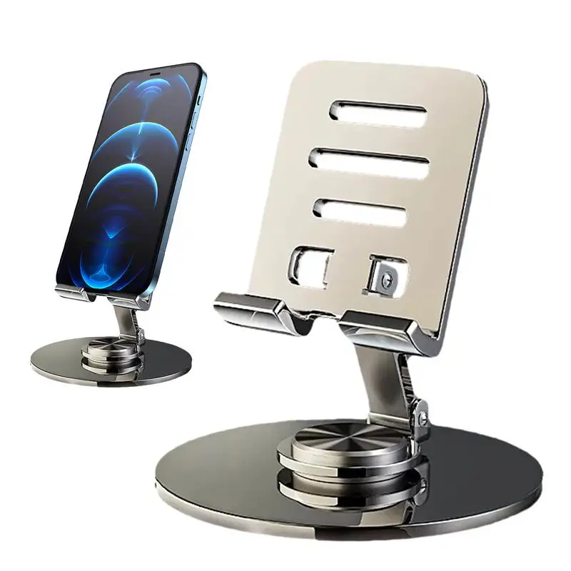 Desktop-Cell-Phone-Cradle-Adjustable-Metal-Phone-Dock-Tablet-Holder ...