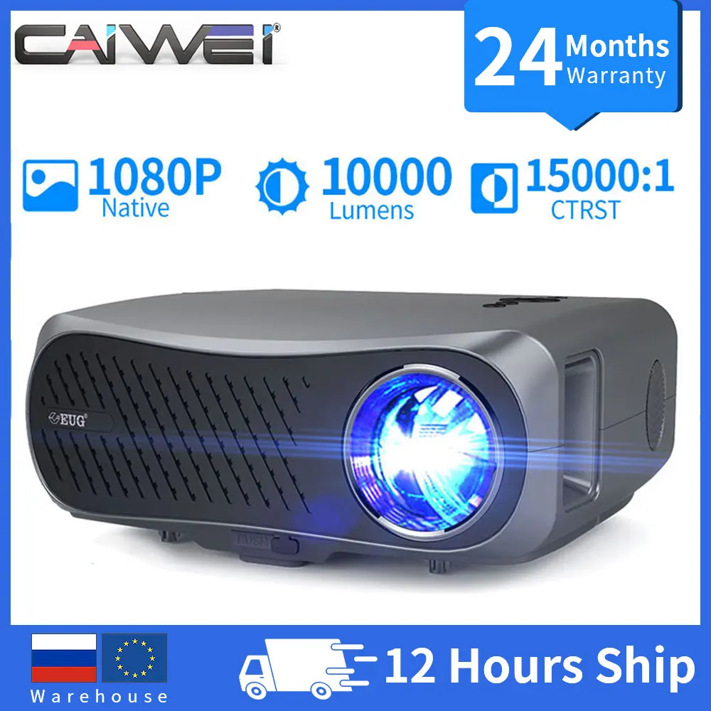 4k Smart Tv 5g Wifi Projector For Cell Phone With Bluetooth Native 1920 ...