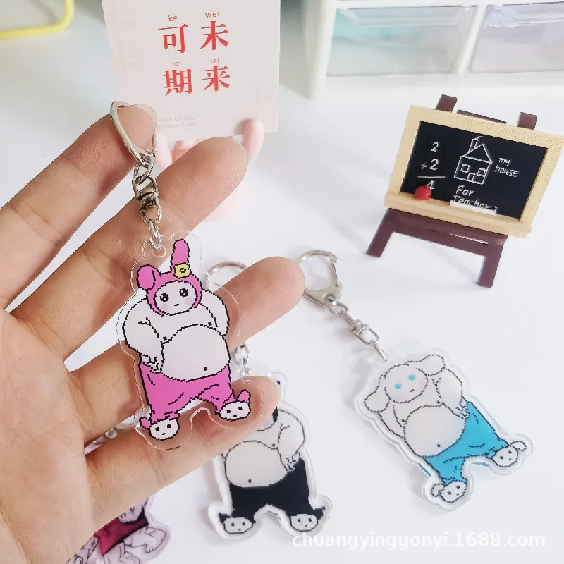 Sanrio-New-Funny-Fatty-Sanrio-Keychain-Hello-Kitty-Mymelody-Kuromi ...