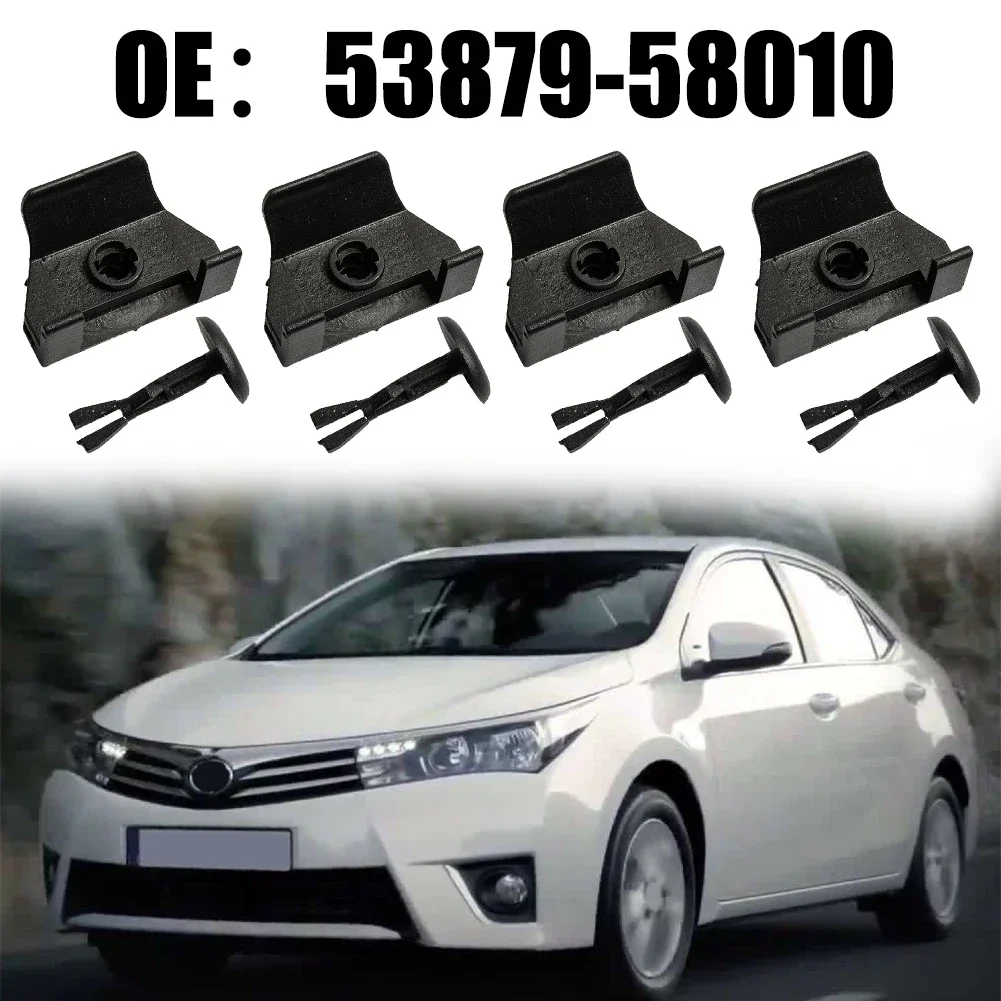 4pcs/Set X Clips Front Fender &Bumper Cover Clip Kit 47749-58010 53879 ...