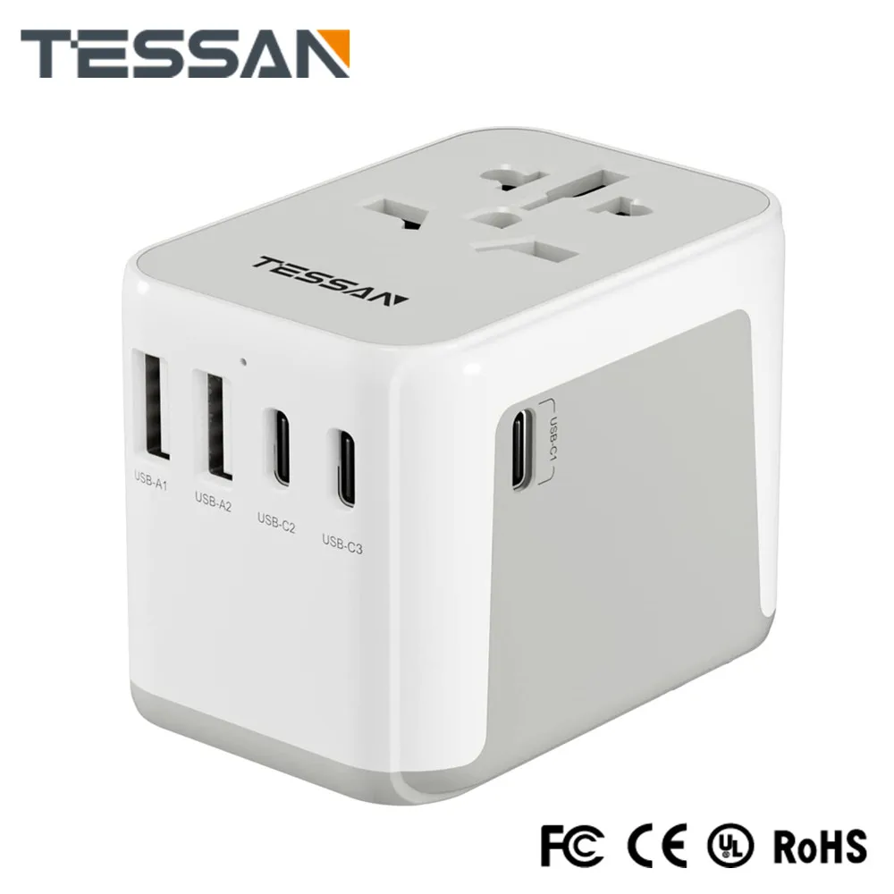 TESSAN-Universal-Travel-Adapter-International-All-in-one-Travel-Charger ...
