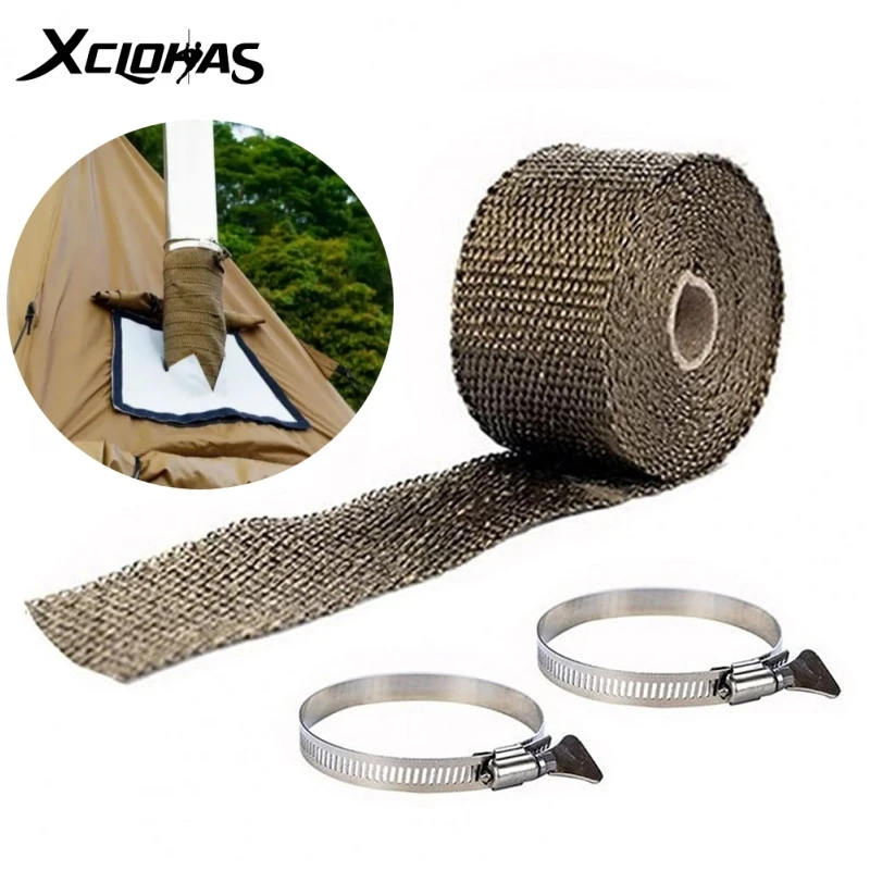 Stovepipe-Fireproof-Wrap-Ribbon-Tent-Stove-Fireproof-Ribbon-DIY-Stove ...