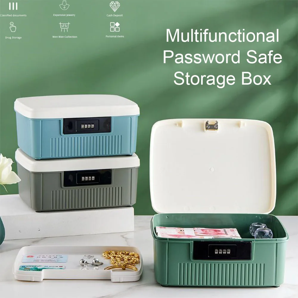 Four-Digit-Password-Lock-Safe-Box-Household-Cash-Jewelry-Privacy ...