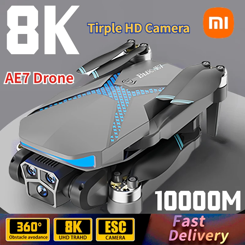 Xiaomi-AE7-Fotografia-a-rea-Drone-C-mera-tripla-profissional-GPS-FPV-Brushless-Obstacle ...