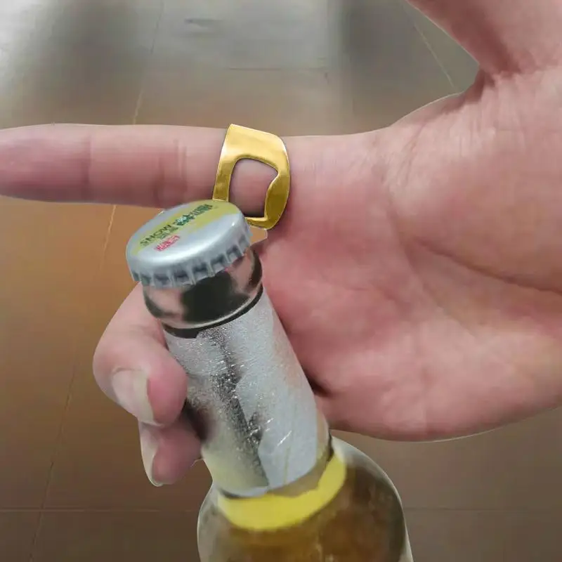 Bartender-Ring-Stainless-Steel-Finger-Ring-Beer-Can-Opener-Titanium ...