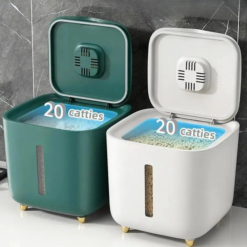 Moisture-Proof-Insect-Proof-Rice-Box-5-10KG-Grain-Sealed-Jar-Kitchen ...