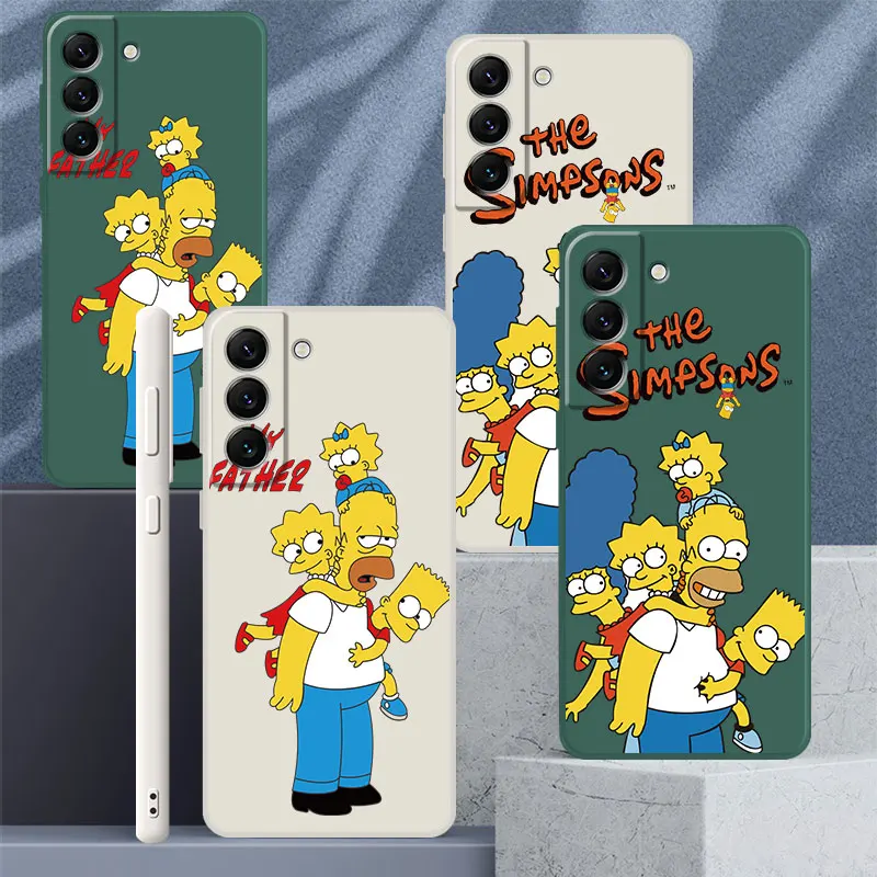 Bonito simpsons disney caso para samsung galaxy s21 5g s9 mais s20 fe ...