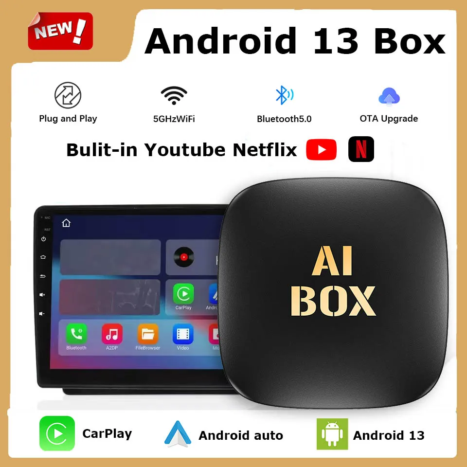 Car-Ai-Box-Android-13-Wireless-Android-Auto-CarPlay-Smart-Tv-Box ...