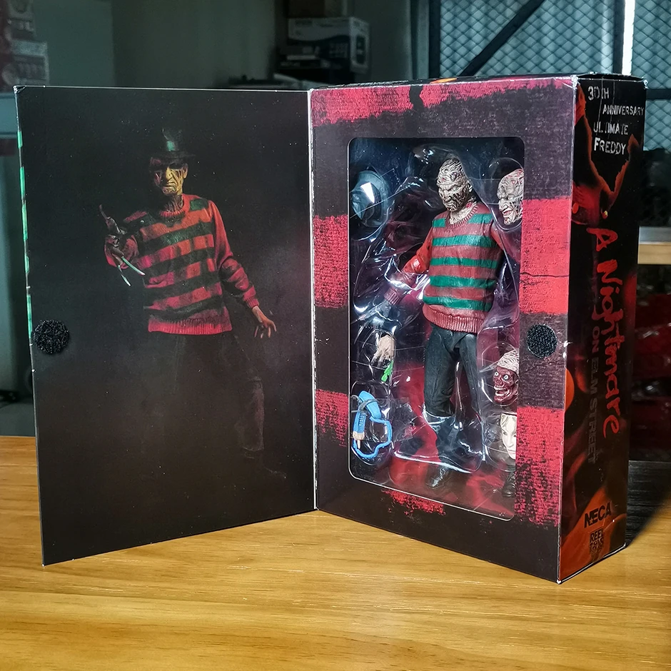 NECA Freddy KruegerAction Figure Figurine Collection Model Doll Toy ...