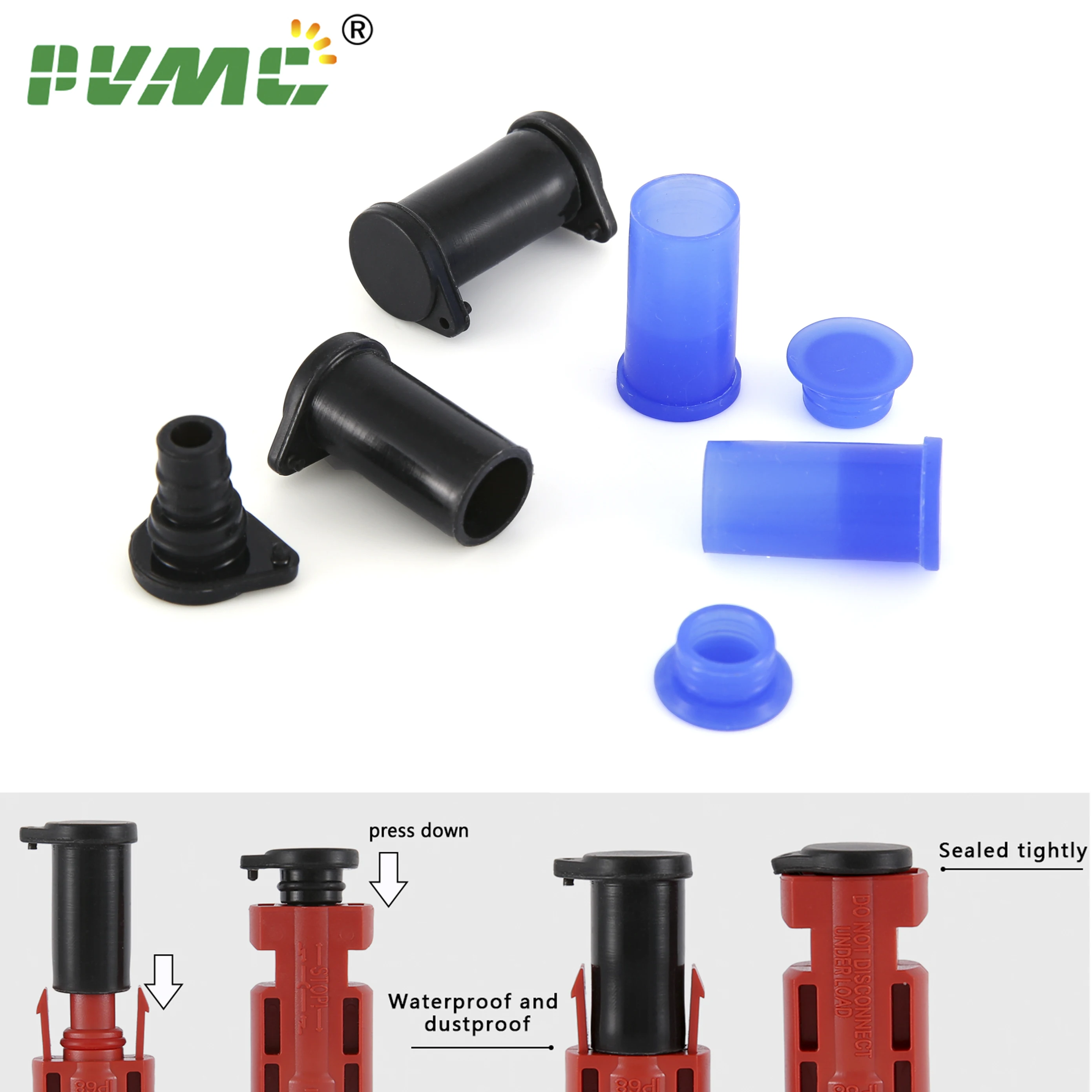 5-10-20-pair-SOLAR-PV-Connector-dust-cap-plastic-dust-caps-for-Stecker ...