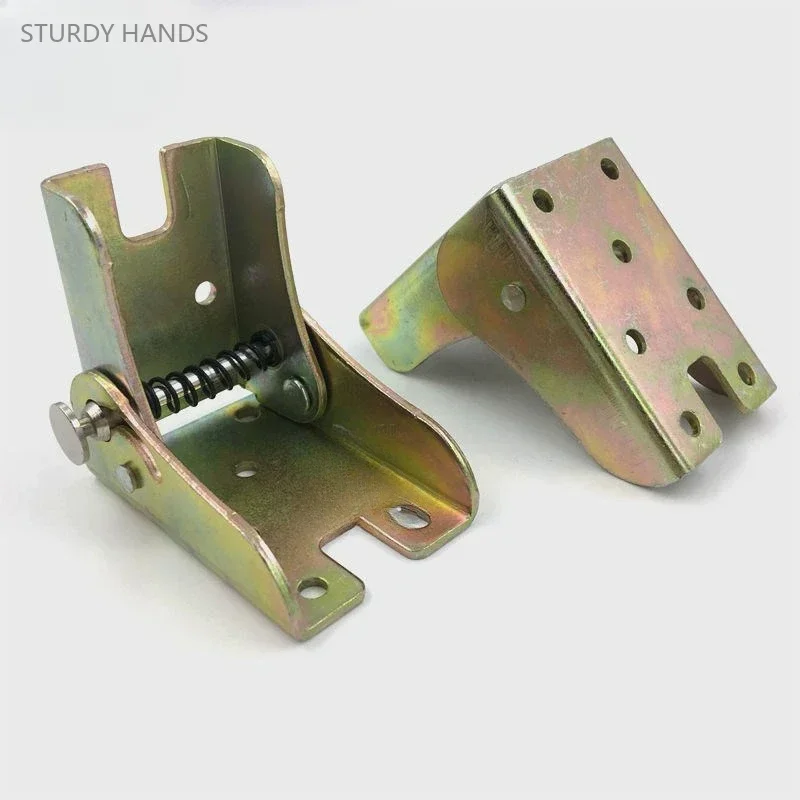 1 PC galvanized steel desk leg folding support desk 90 degree self ...