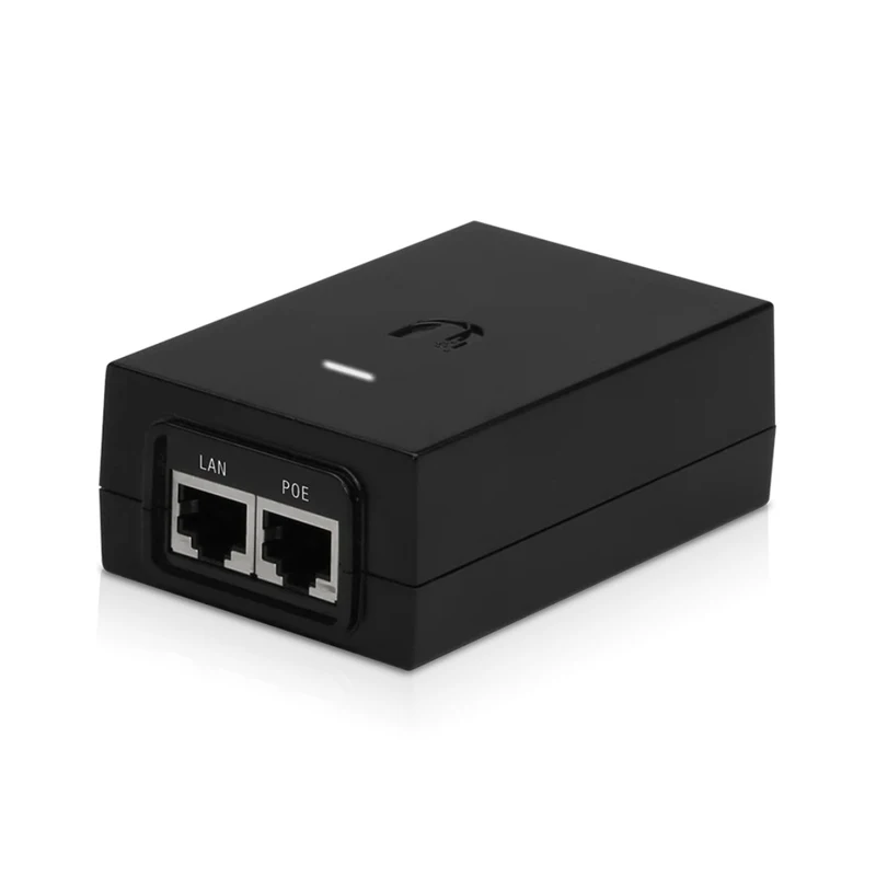 Ubiquiti POE-24-24W-G PoE Adapters provide 24VDC 1.0A 24W Power , 100-240VAC 50/60Hz , Gigabit ...