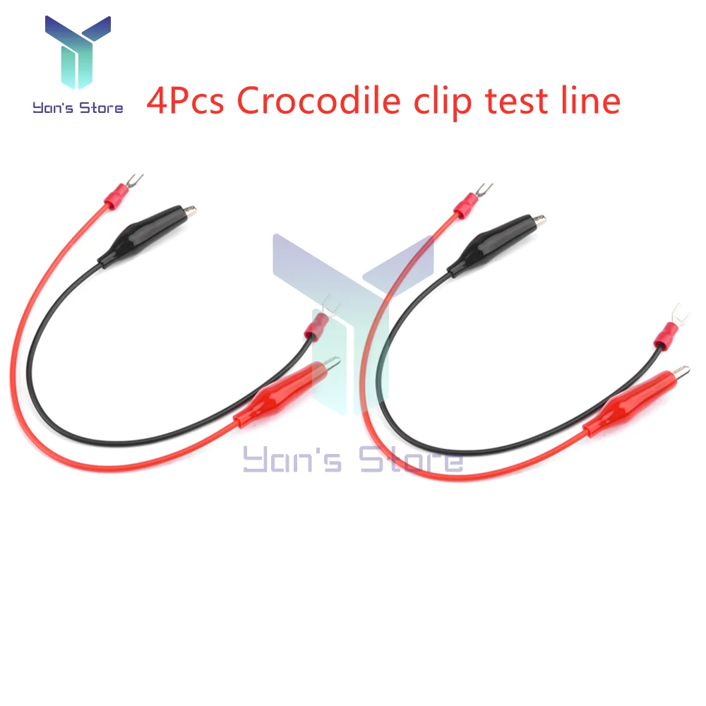 4Pcs-20cm-Alligator-Clips-Electrical-DIY-Test-Leads-Double-ended-U-Y ...