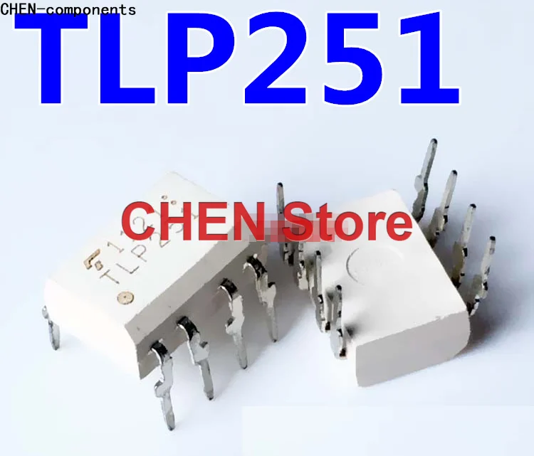 10pcs 원래 optocoupler TLP251 스트레이트 삽입 Optocoupler TLP251|LED 칩| - AliExpress