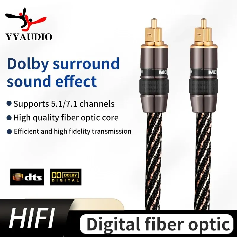 YYAUDIO-Digital-Optical-Audio-Cable-Toslink-SPDIF-Coaxial-Cable-1m-2m ...